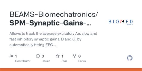 GitHub BEAMS Biomechatronics SPM Synaptic Gains Tracking Toolbox Allows To Track The Average