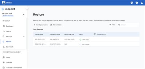 Introducing Zmanda Endpoint Backup 27 Whats New