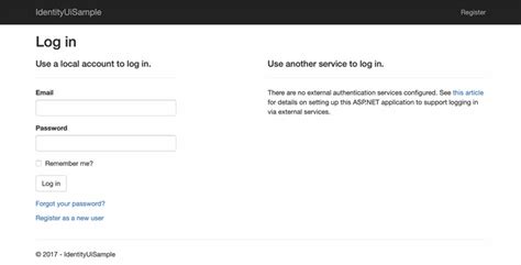 Aspnet Core Authentication Ui Installation Codeproject