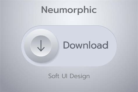 Premium Vector Neumorphism Ui Design Element Set Simple Trendy