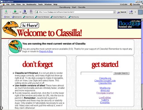 Classilla A Secure Browser For Classic Mac Os E Maculation