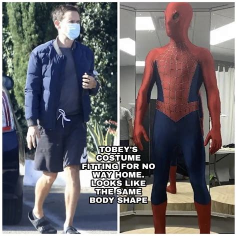 Tobey Maguire Buff Suit