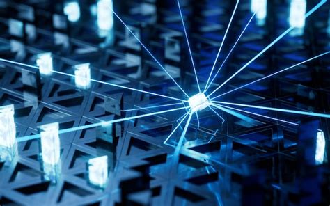 Premium Photo Digital Circuit Board With Glowing Neon Lines D Rendering Digital Drawing