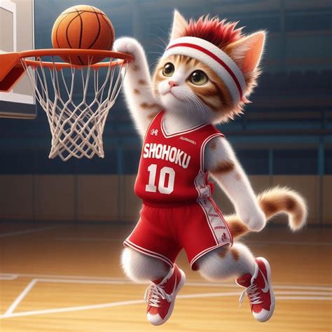 10000 Basketball Player Cat Pictures