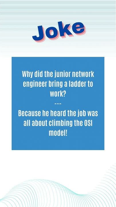 Network Engineer And The Osi Model Joke Ccna Computernetwork Joke Osimodel Youtube
