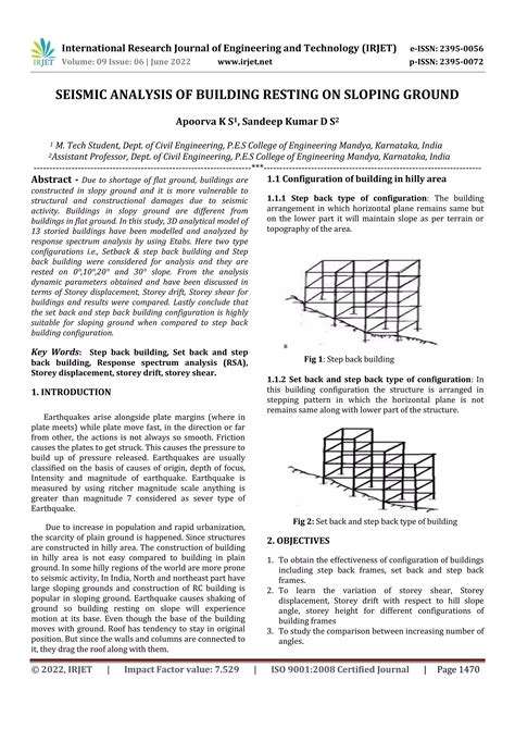 Seismic Analysis Of Building Resting On Sloping Ground Pdf