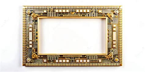 Ai Driven Algorithmic Border Frame Concept As A Minimalistic Border
