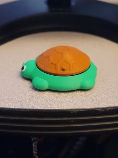Retro Turtle Clicker Fidget By Grandpa 3dprints Makerworld Download Free 3d Models