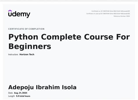 Adepoju Ibrahim On Linkedin Python Programming Udemy Dataanalysis