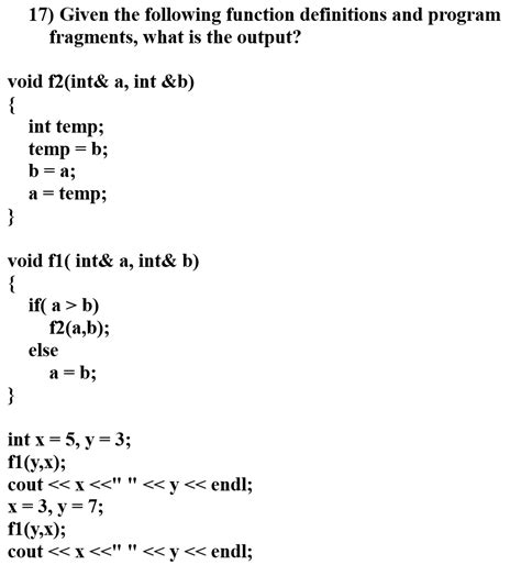 Solved Given The Following Function Definitions And Chegg