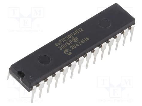 Dspic30f4012 30isp Microchip Technology Ic Microcontrolador Dspic 48kb 1kbeeprom2kbsram
