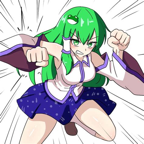 Kochiya Sanae Touhou Drawn By Ehehe Danbooru