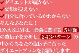 遺伝子検査で効率の良いダイエットを！遺伝子検査はハーセリーズ