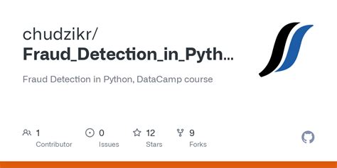 GitHub Chudzikr Fraud Detection In Python Fraud Detection In Python DataCamp Course