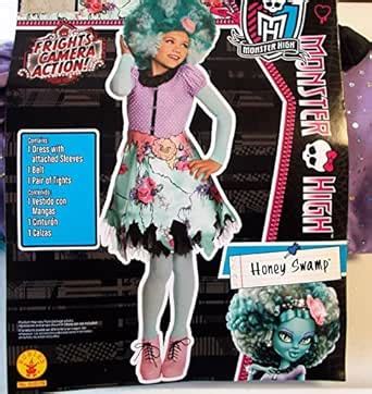 Monster High Frights Camera Action Honey Swamp Costume S 4 6 Nip Green