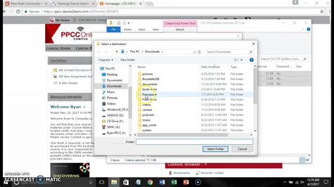 Csc105 Compressinguncompressing Files Youtube