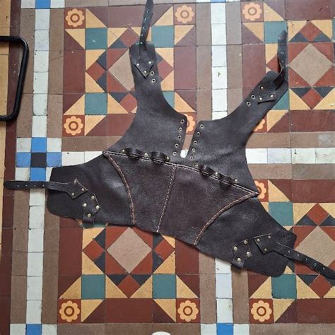 Leather Shoulder Armor Pattern Pdf Female Witcher Larp Roleplay Medieval Do It Yourself