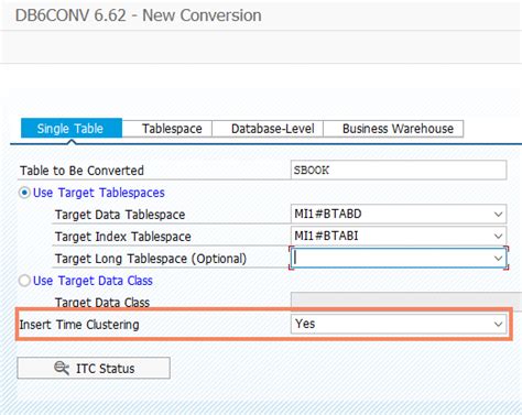 Simplified Space Reclaim Using Insert Time Cluster SAP Community