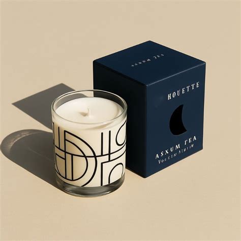 Bold Sophisticated Elegant Captivating Classy Pretty Geometric Candle
