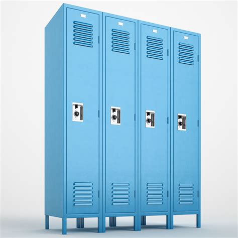 학교 사물함 01 3d 모델 29 Max Fbx Obj Free3d
