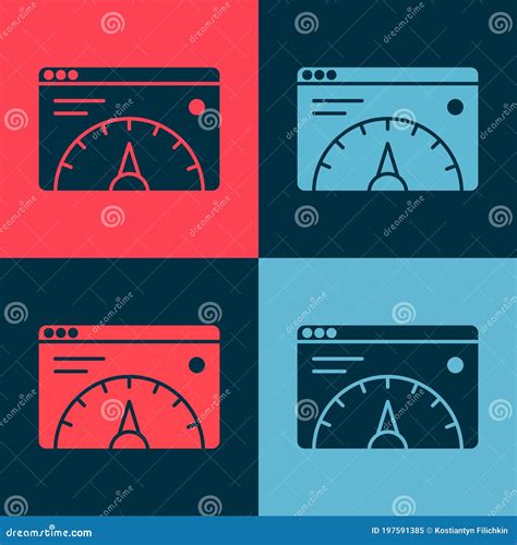 Pop Art Web Analytics Information And Development Website Statistic Icon Isolated On Color