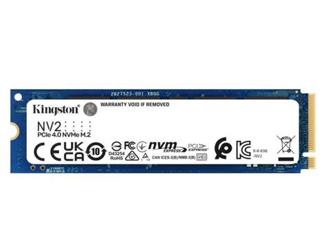 Kingston Ssd Nv2 M 2 Nvme 1tb Pcie 4 0 X4 Snv2s 1000g