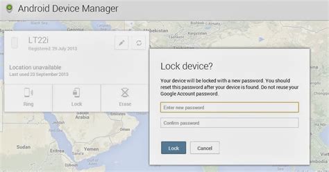 smartphone updates remotely lock your android device using android