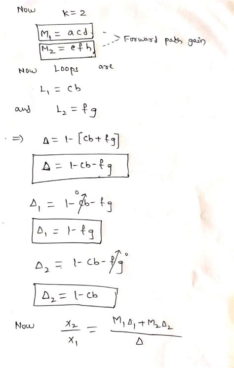 find the transfer function x2 x1 of the given signal flow graph use fx
