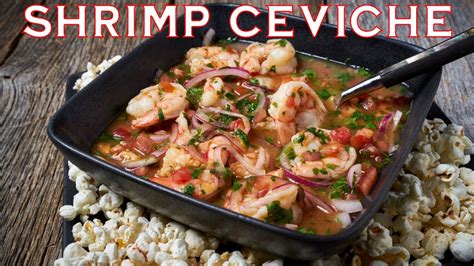 Ecuadorian Shrimp Ceviche Our Key West Pink Shrimp Ceviche Topped With