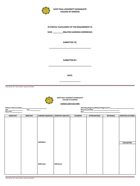 Ncp Form Pdf