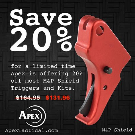 Apexs ‘love At First Pull Shield Trigger Sales Event Concluded
