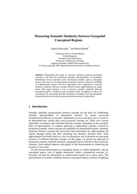 pdf measuring semantic similarity between geospatial conceptual regions