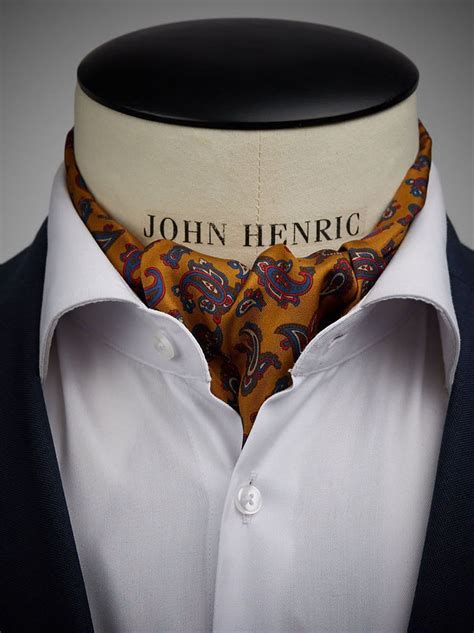 Mens Ascot Ties And Cravats Buy Online John Henric