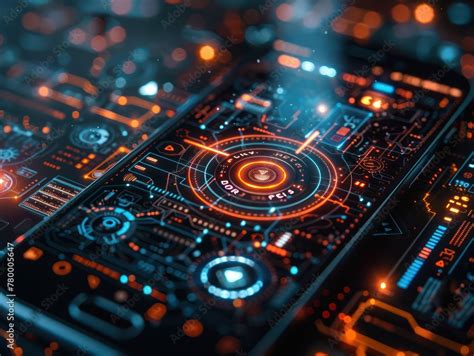 Take A Detailed Photo Of A Cybersecurity Application On A Smartphone Screen Highlighting The