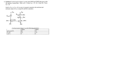 5 problem 5 for the circuit in figure 4 use the