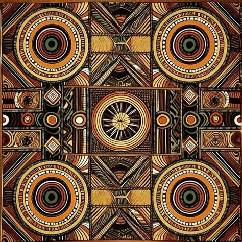 Premium Ai Image A Close Up Of A Pattern With Circles And Lines Generative Ai