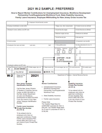 Free 17 W2 Form Samples In Pdf