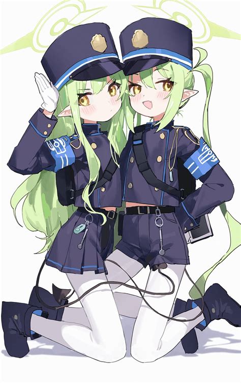 Nozomi And Hikari Blue Archive Drawn By Measho Danbooru