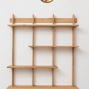 Shelf D Extended Oak Etsy