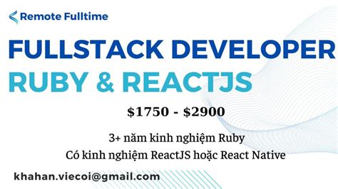 Kha Han On Linkedin Fullstack Rubyonrails Reactjs Software
