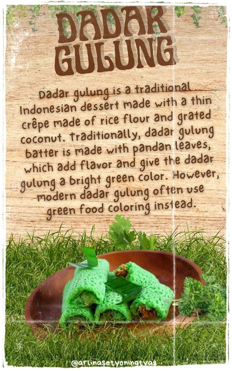 Poster About Indonesian Food Poster Makanan Indonesia Copywriting Makanan Indonesia Poster