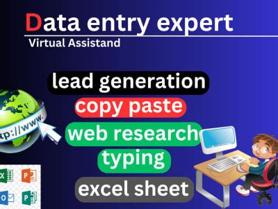 Data Entry Expert Web Research Lead Generation Excel Entry Upwork