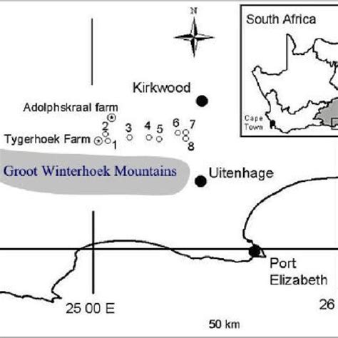 Sketch Map Showing The Location Of The Sites In Relation To The Download Scientific Diagram