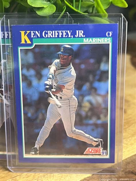 1991 Score Ken Griffey Jr Baseball Cards 3 Maxsold