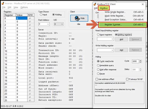 Modbus Tcp 무료 시뮬레이터 Annas64 Free Modbustcp Simulator