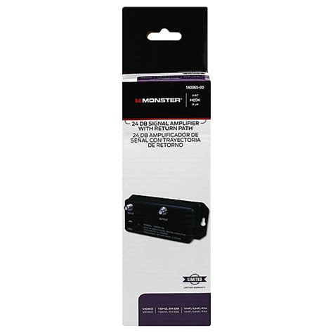 Monster Signal Amplifier With Return Path 24 Db 1 Ea Shop Sullivans Foods