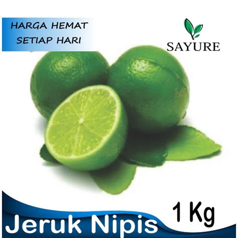 Jual Jeruk Nipis Fresh 1kg Shopee Indonesia