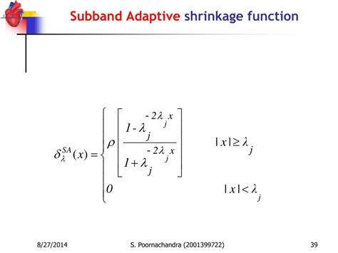 ppt wavelet based subband shrinkage models and their applications in