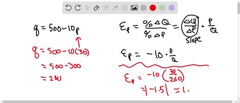 elasticity of demand formula calculus