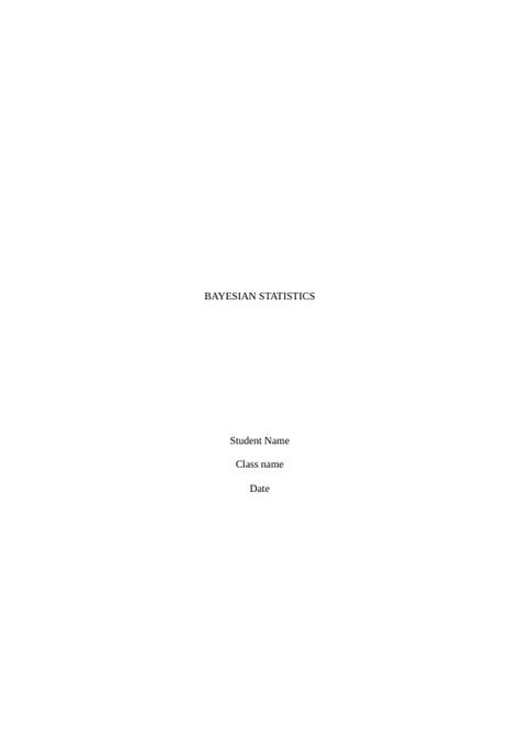 negative binomial model bayesian statistics approach